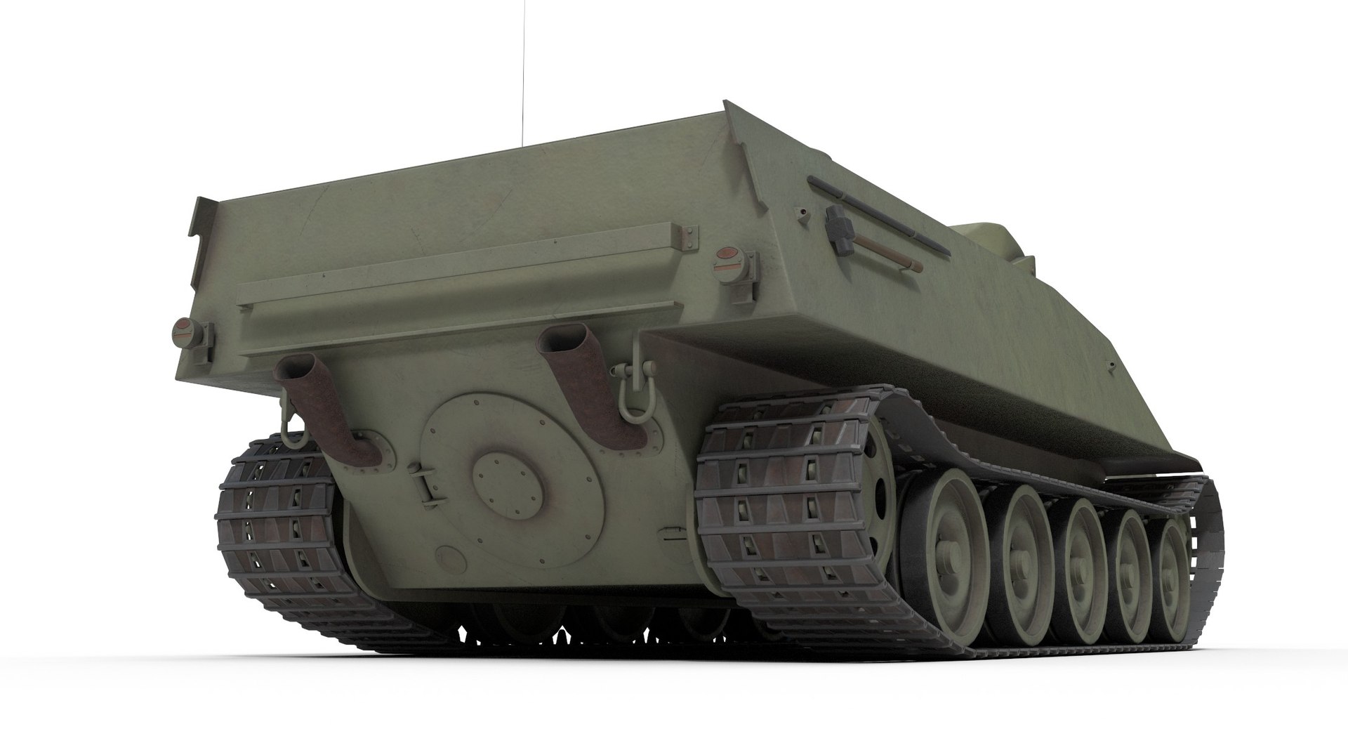 3D Franch Heavy Tank Amx Model - TurboSquid 1334847