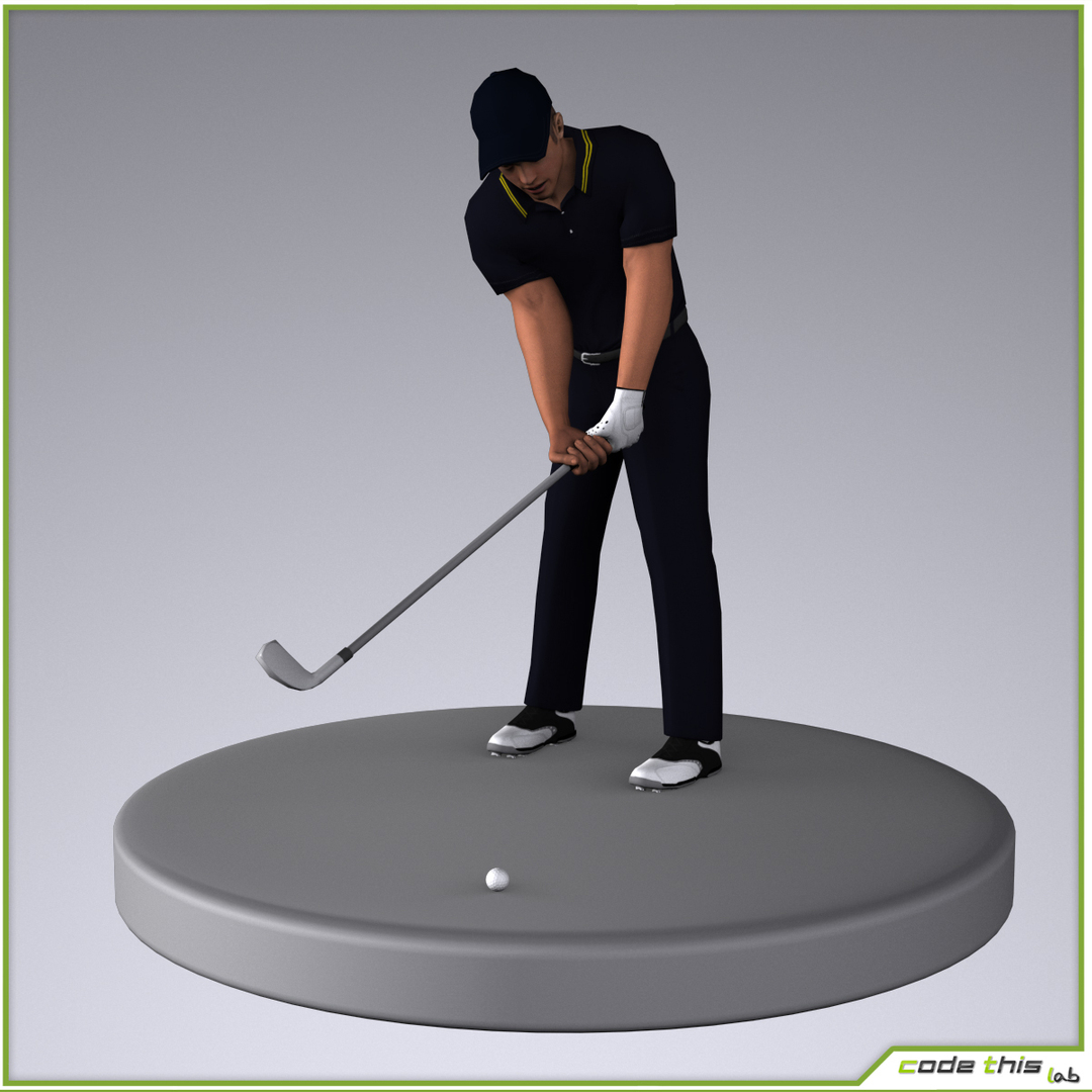 3d Games Club Ball Model