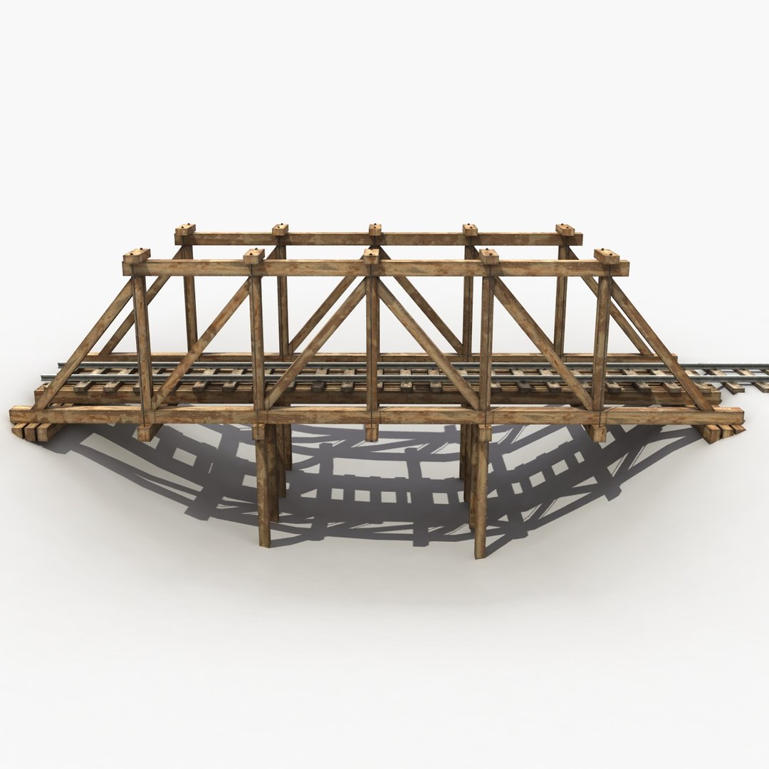 max 3 wooden railway bridge