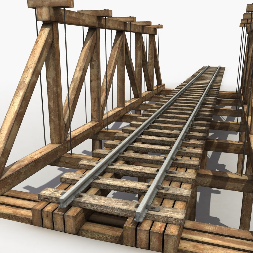 max 3 wooden railway bridge