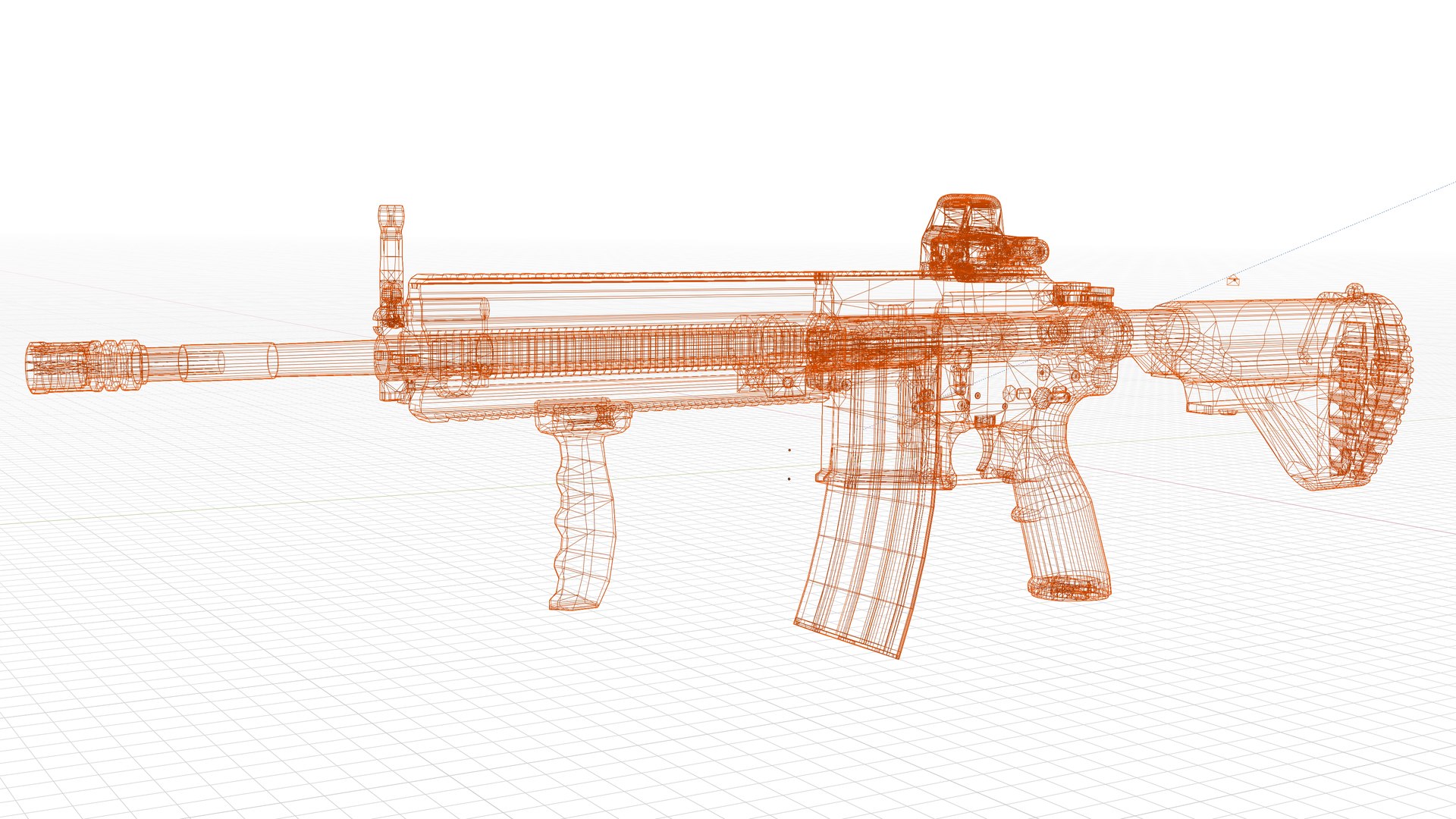 3D Heckler And Koch 416 - TurboSquid 2324388