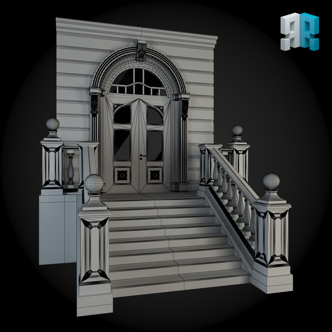 3d model architectural modules