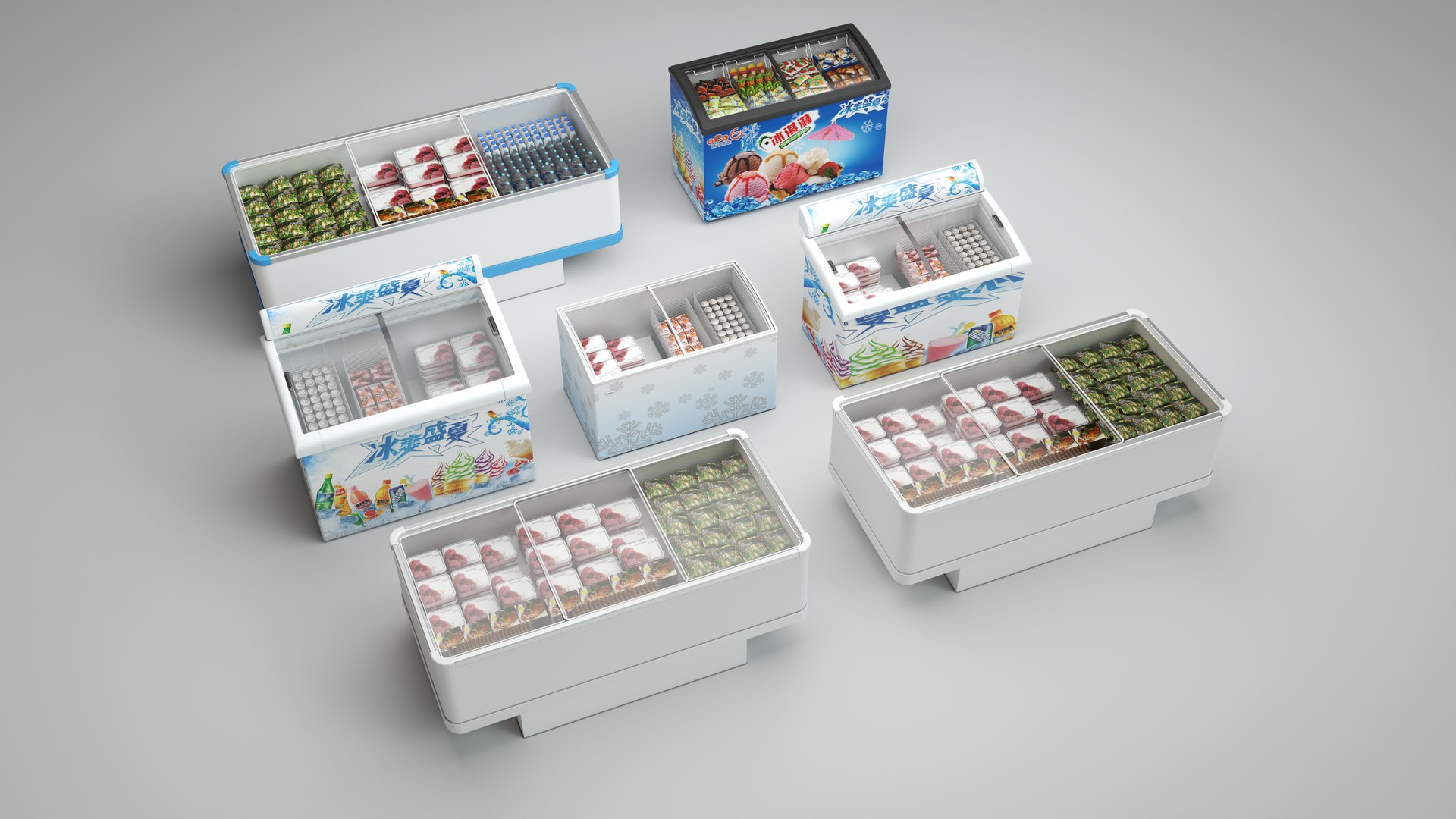 3D Freezer Refrigerator - TurboSquid 2138852