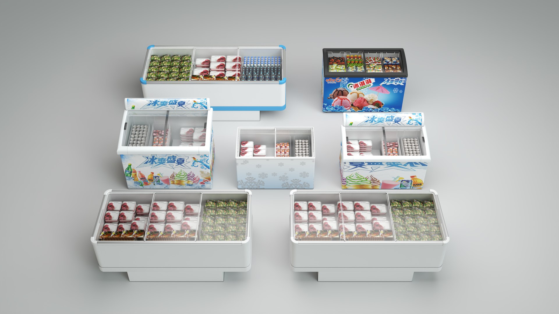 3D Freezer Refrigerator - TurboSquid 2138852