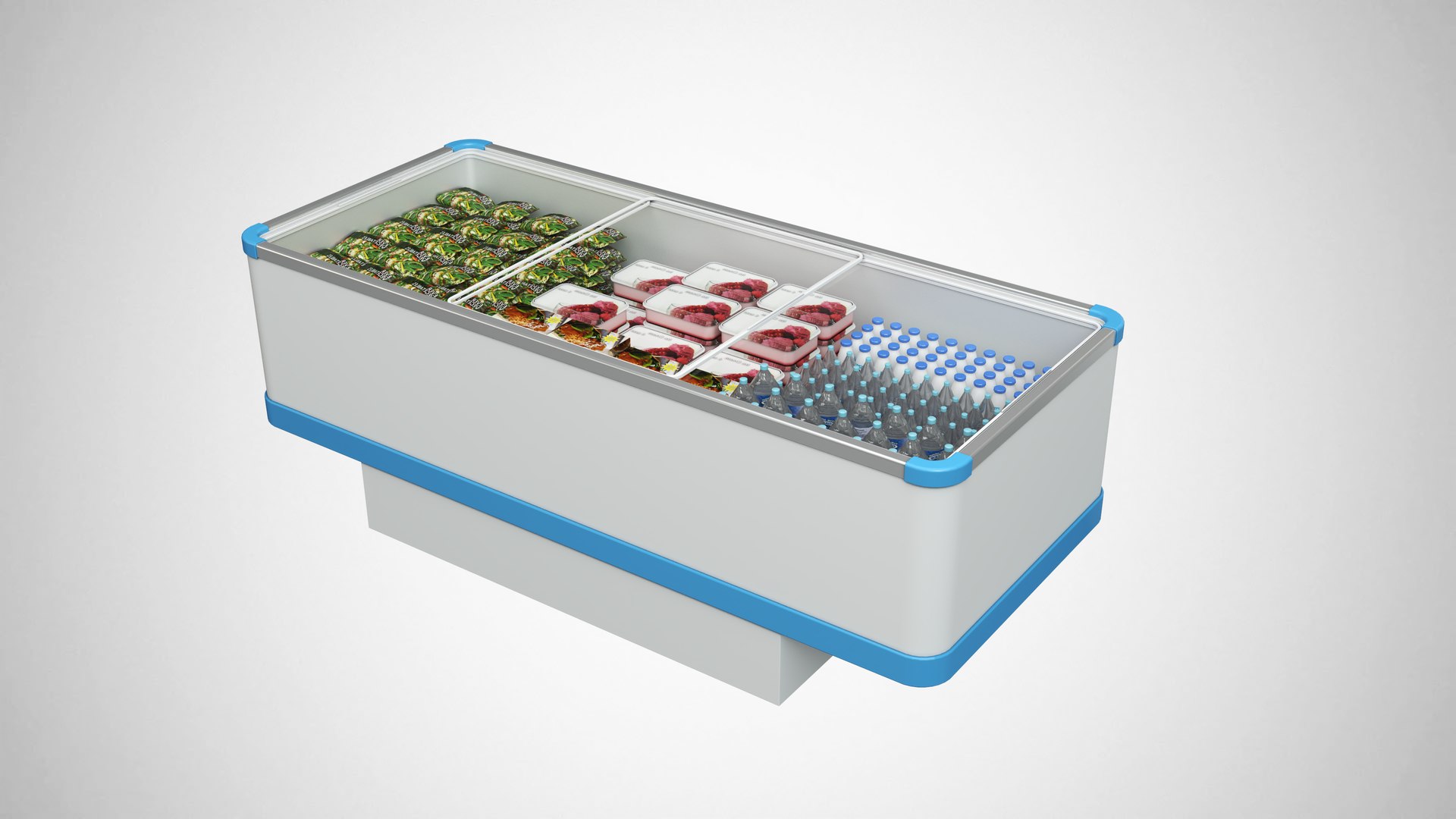 3D Freezer Refrigerator - TurboSquid 2138852