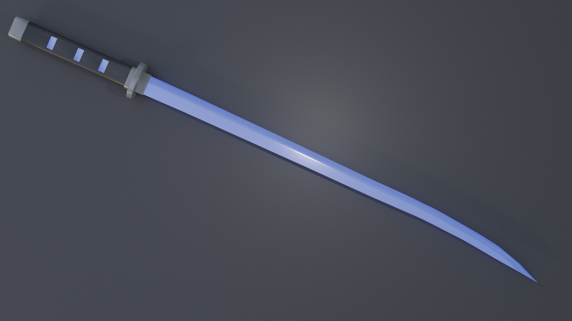 3D Blue SciFi Glowing Sword - TurboSquid 1986140