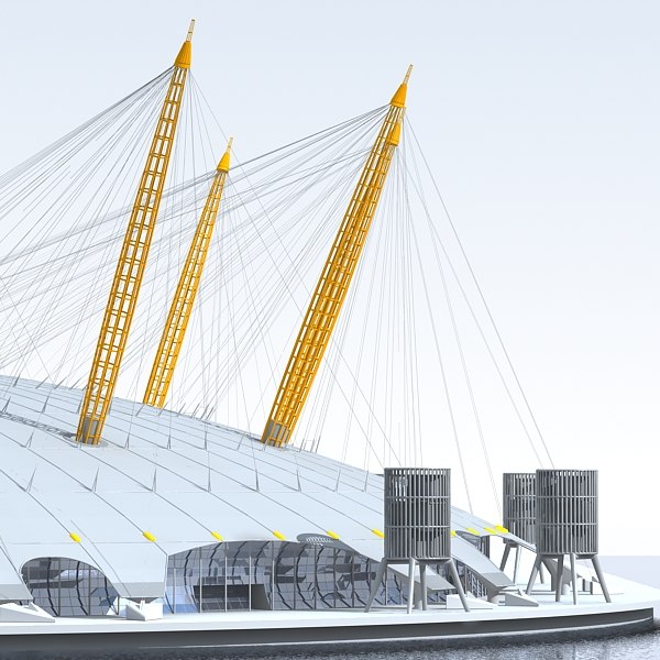 millennium o2 3d model