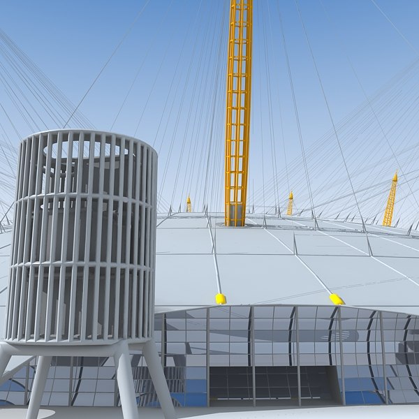 millennium o2 3d model