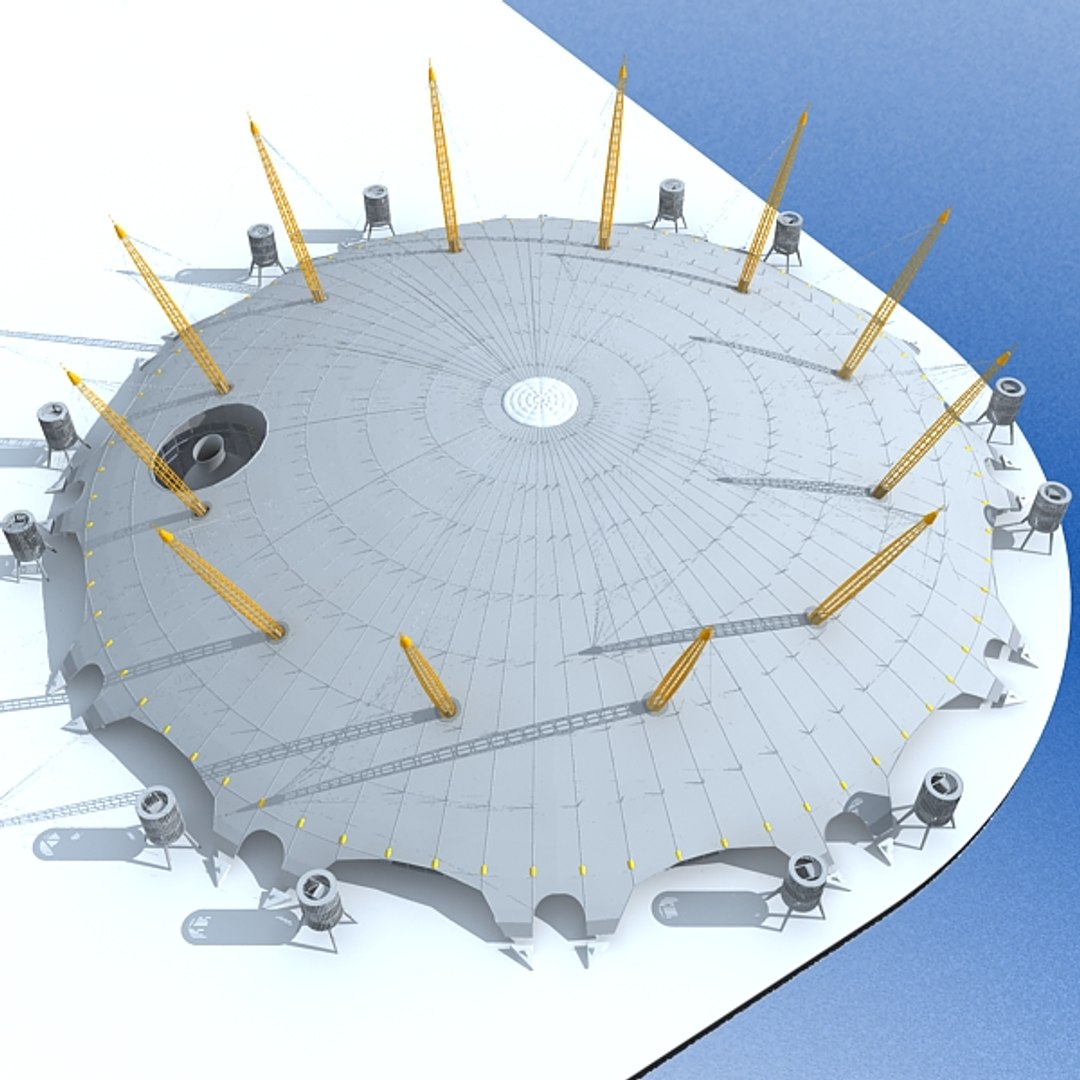 Millennium O2 3d Model