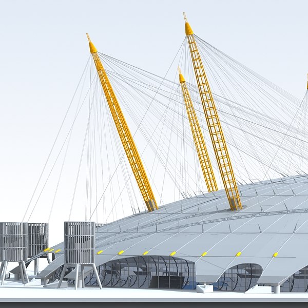 millennium o2 3d model