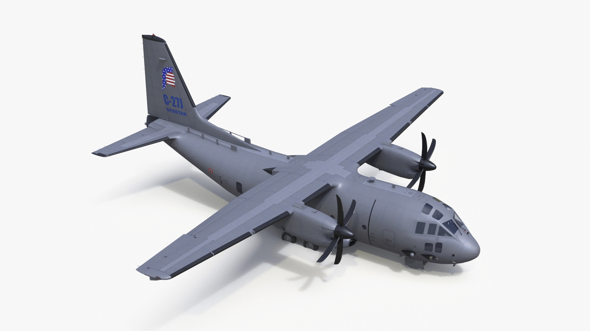 3D Aircraft C-27J Spartan Italian Rigged - TurboSquid 2290791