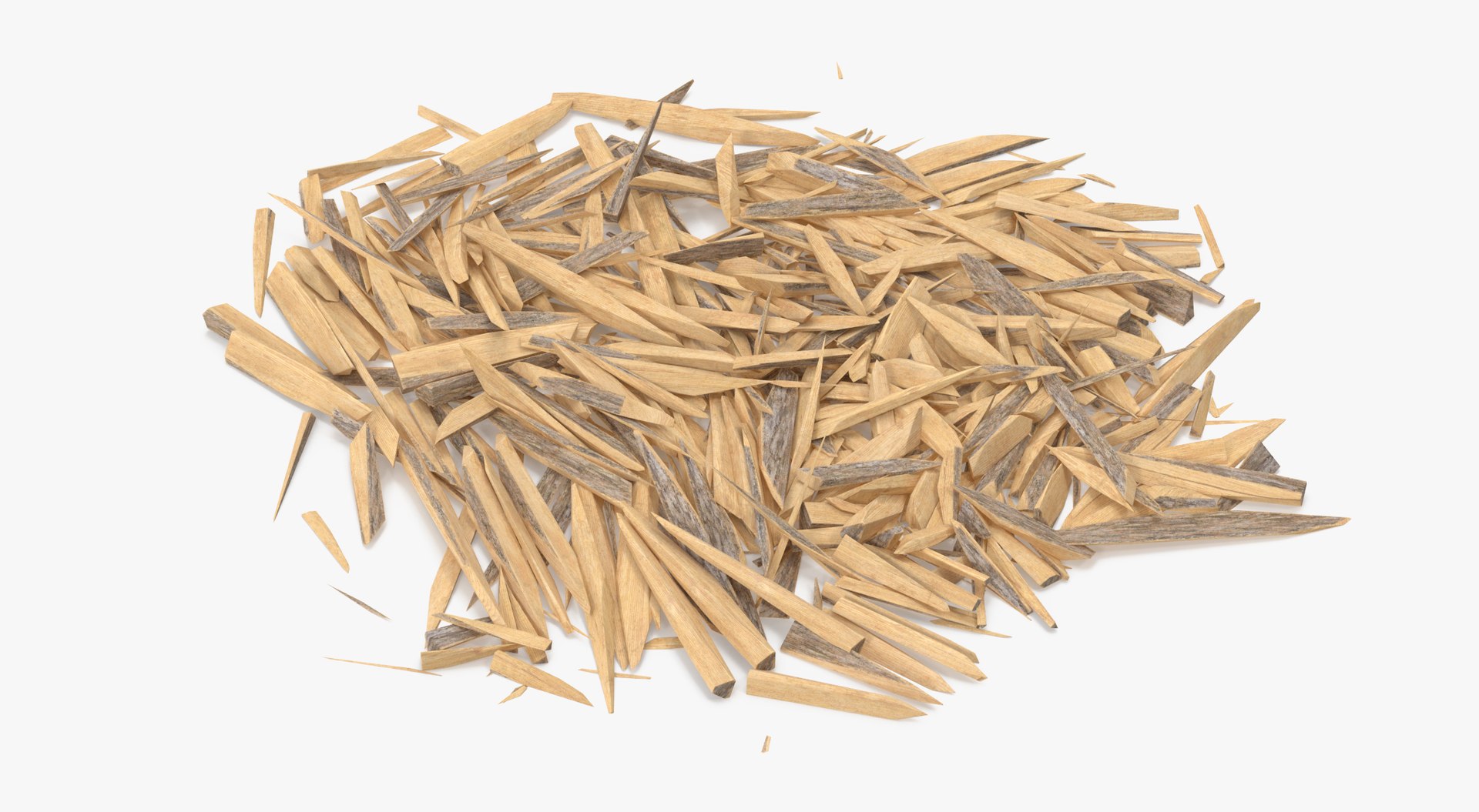 Splintered Wood 04 3d C4d