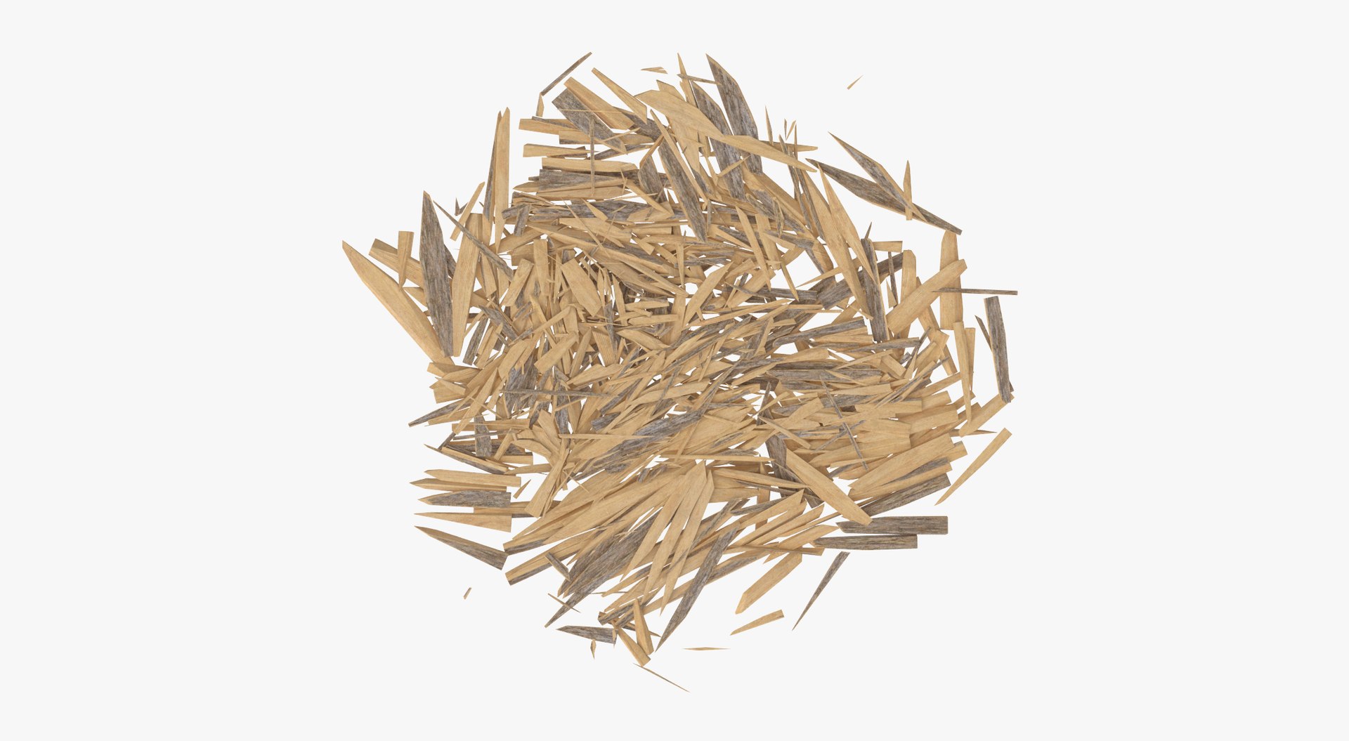 Splintered Wood 04 3d C4d