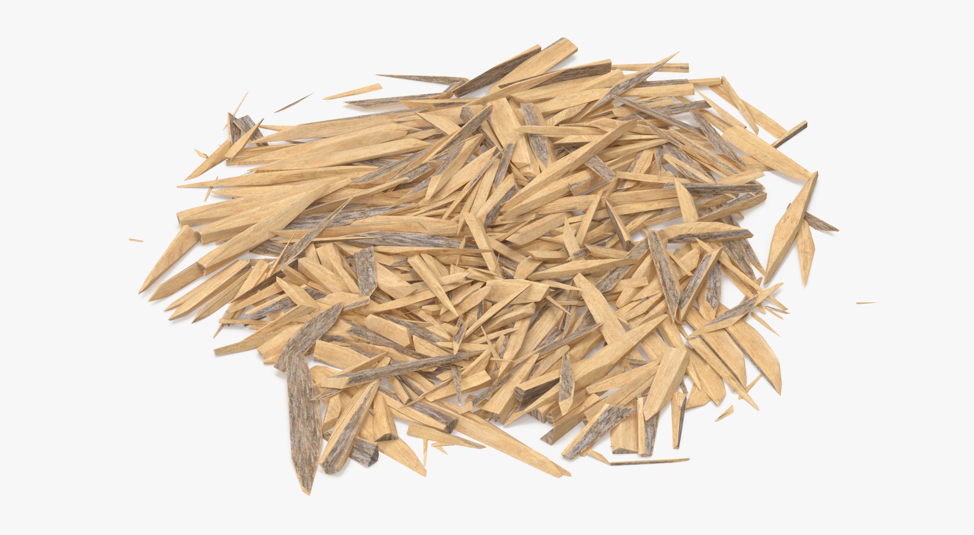 Splintered Wood 04 3d C4d