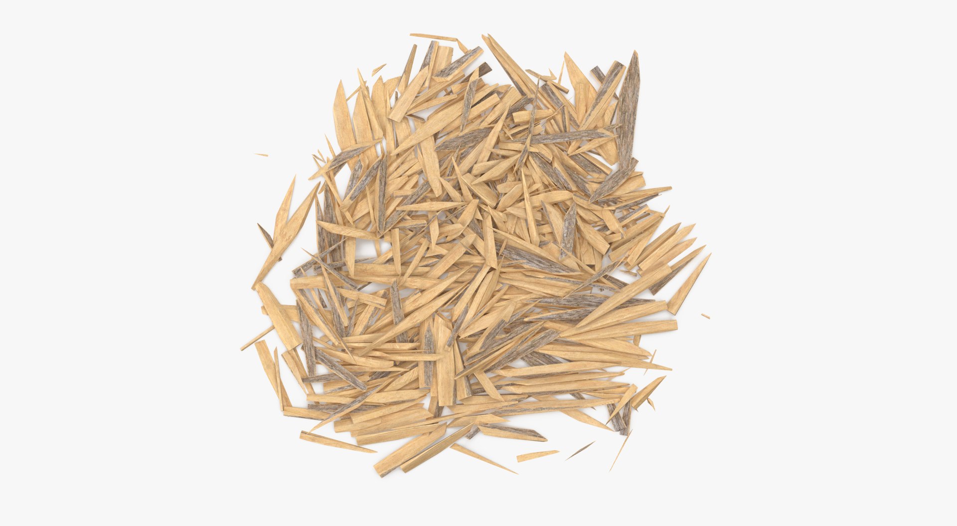 Splintered Wood 04 3d C4d