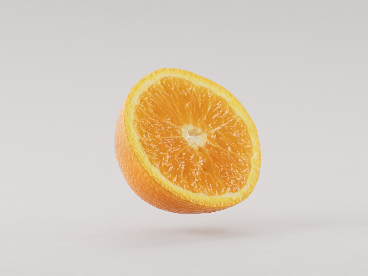 Half Cut Orange 3D - TurboSquid 2417819