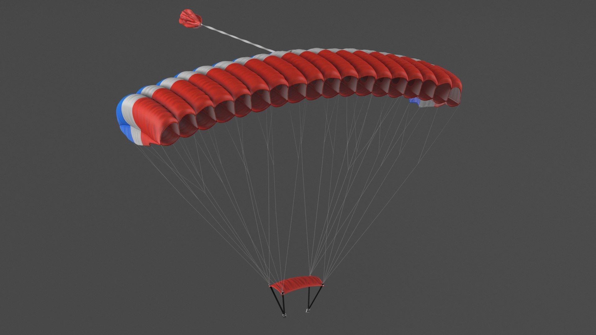 3D Parafoil Parachute Model - TurboSquid 2219515