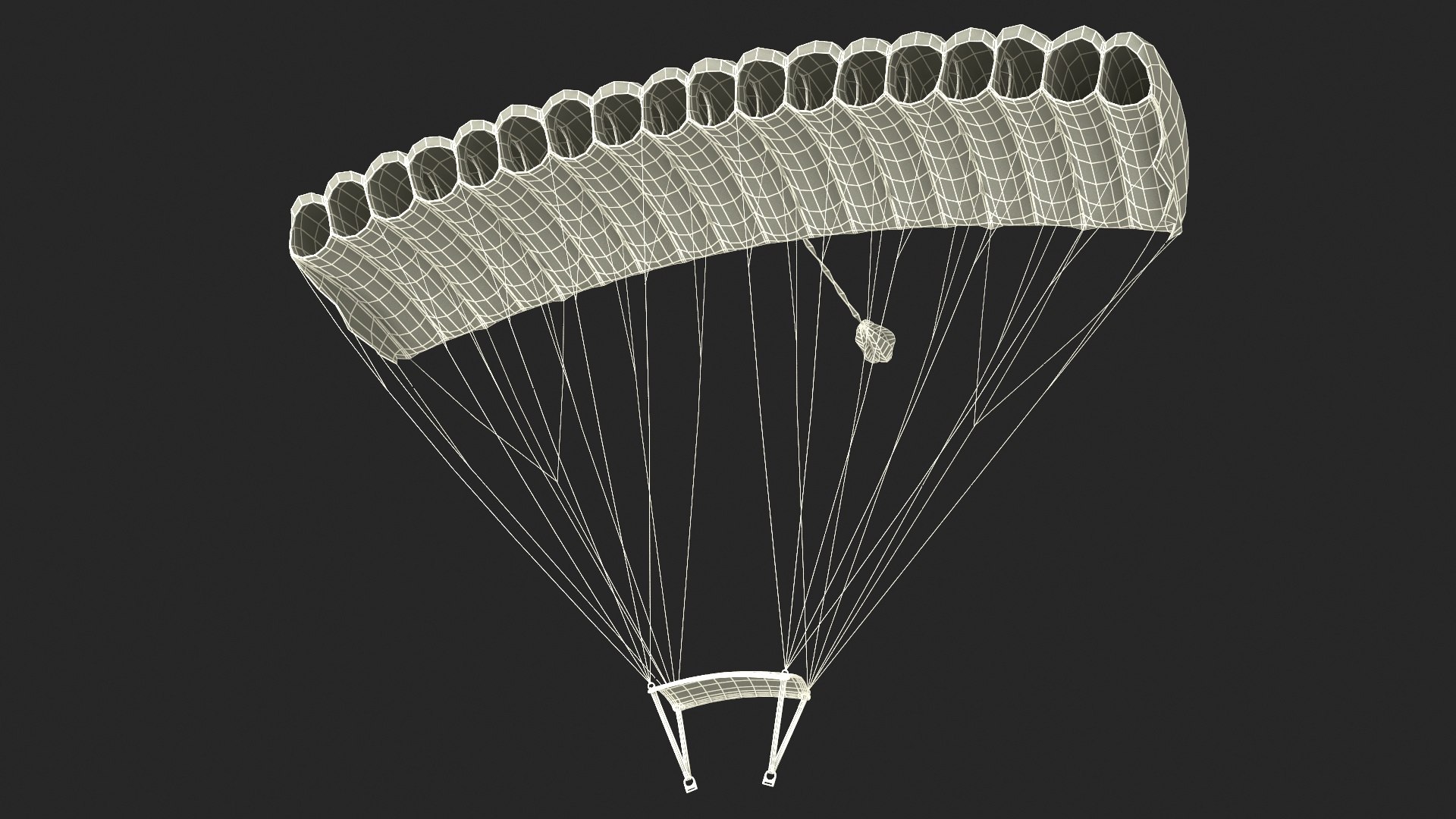 3D Parafoil Parachute Model - TurboSquid 2219515