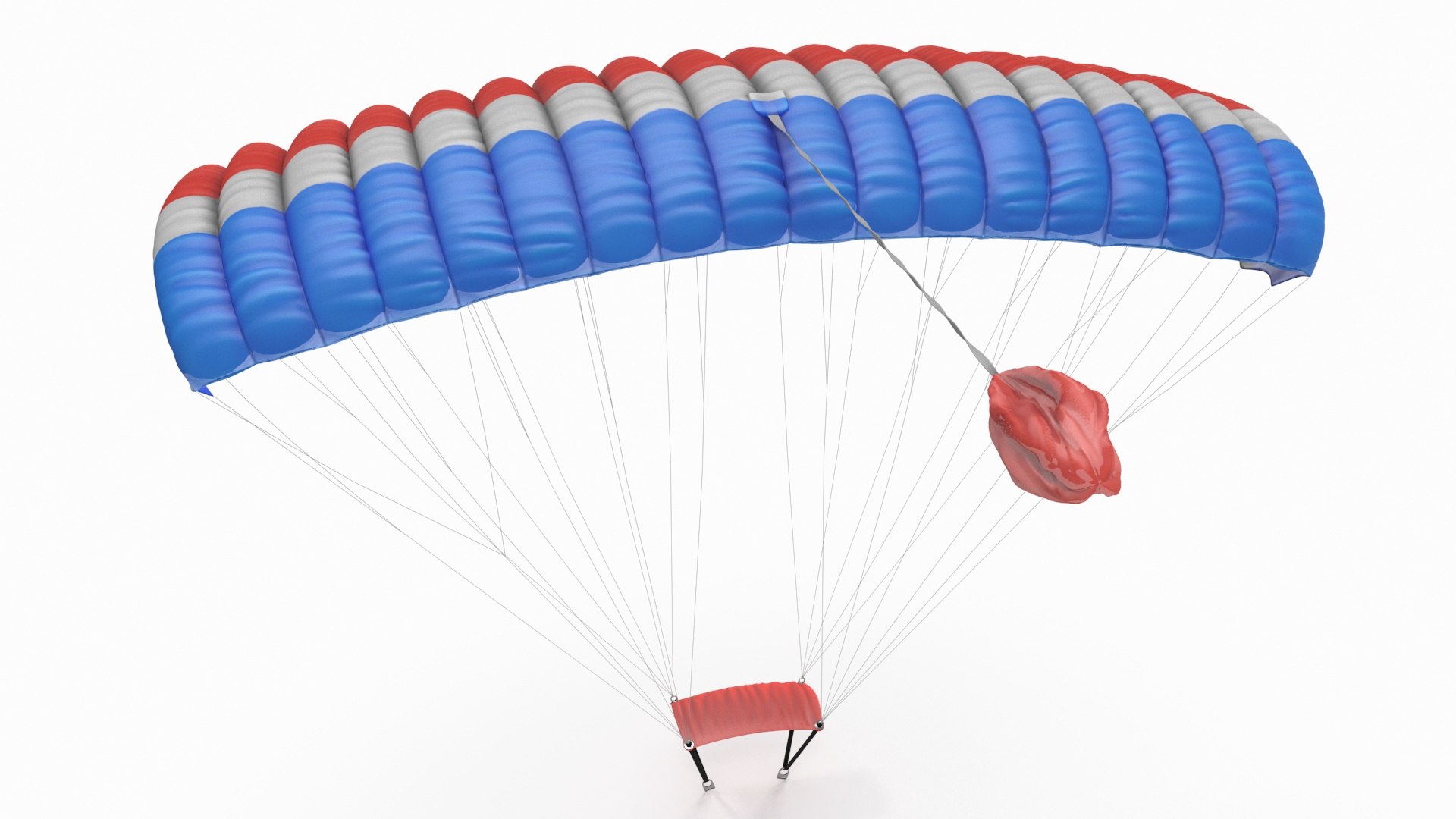 3D Parafoil Parachute Model - TurboSquid 2219515