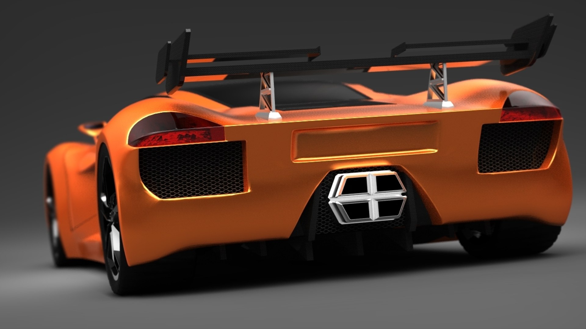 3d Vendetta Car Concept Model