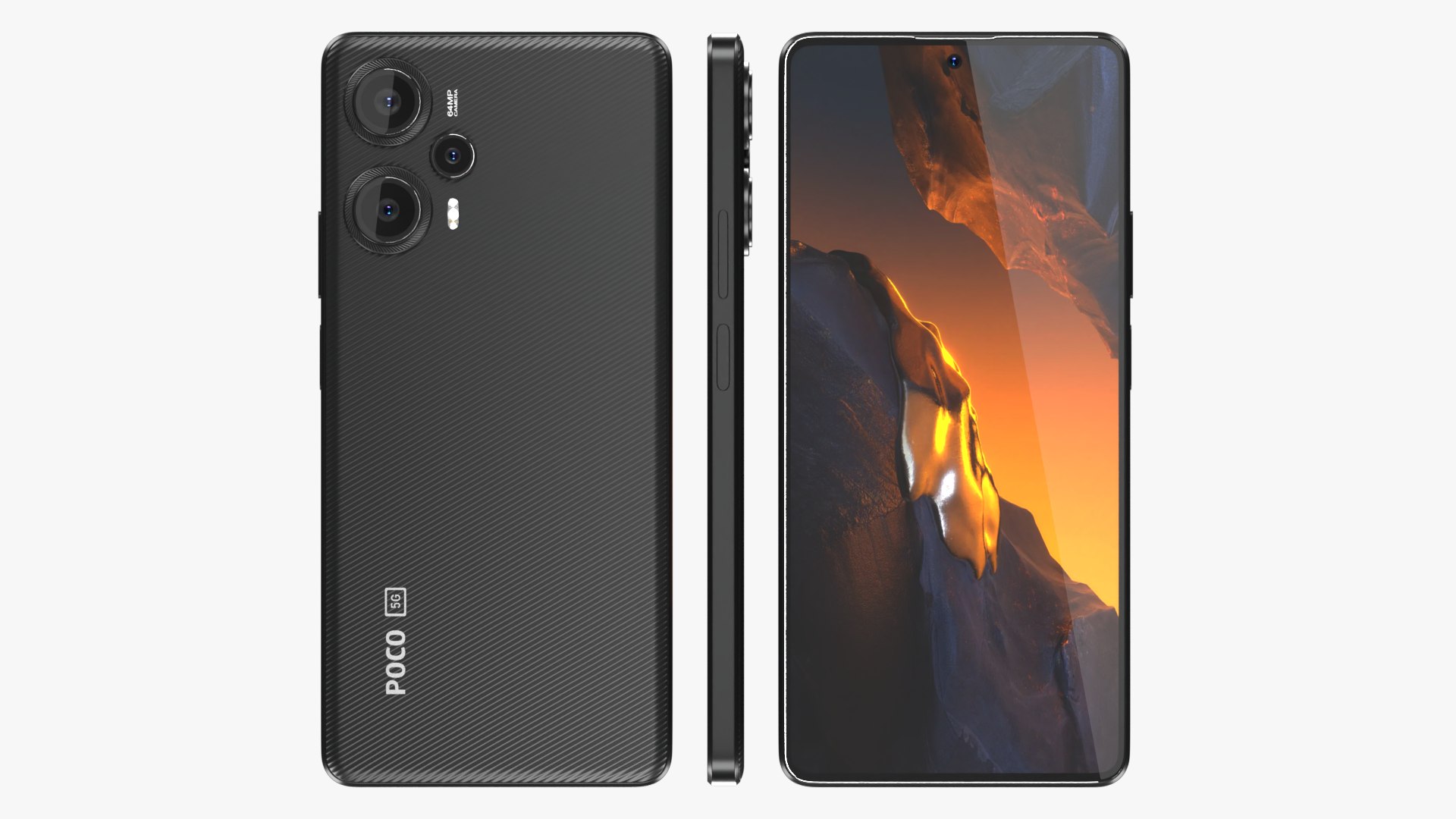 3D POCO F5 Black - TurboSquid 2070256