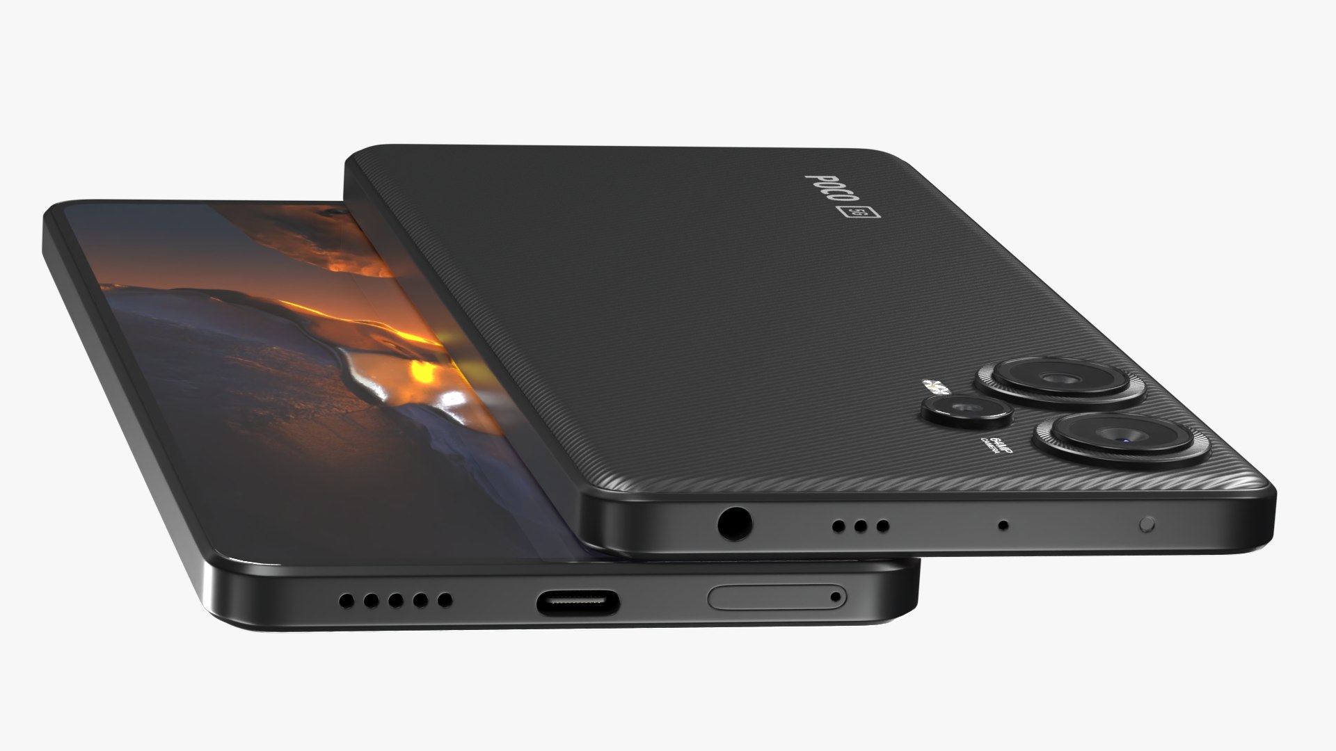 3D POCO F5 Black - TurboSquid 2070256