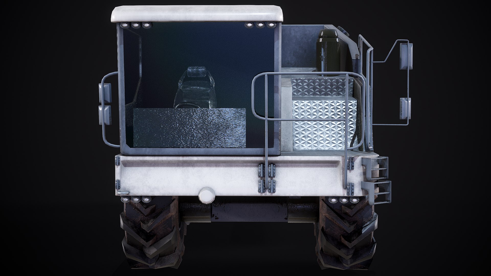 Road Recycler And Soil Stabilizer Vehicle Wirtgen WR 240 PBR 3D ...