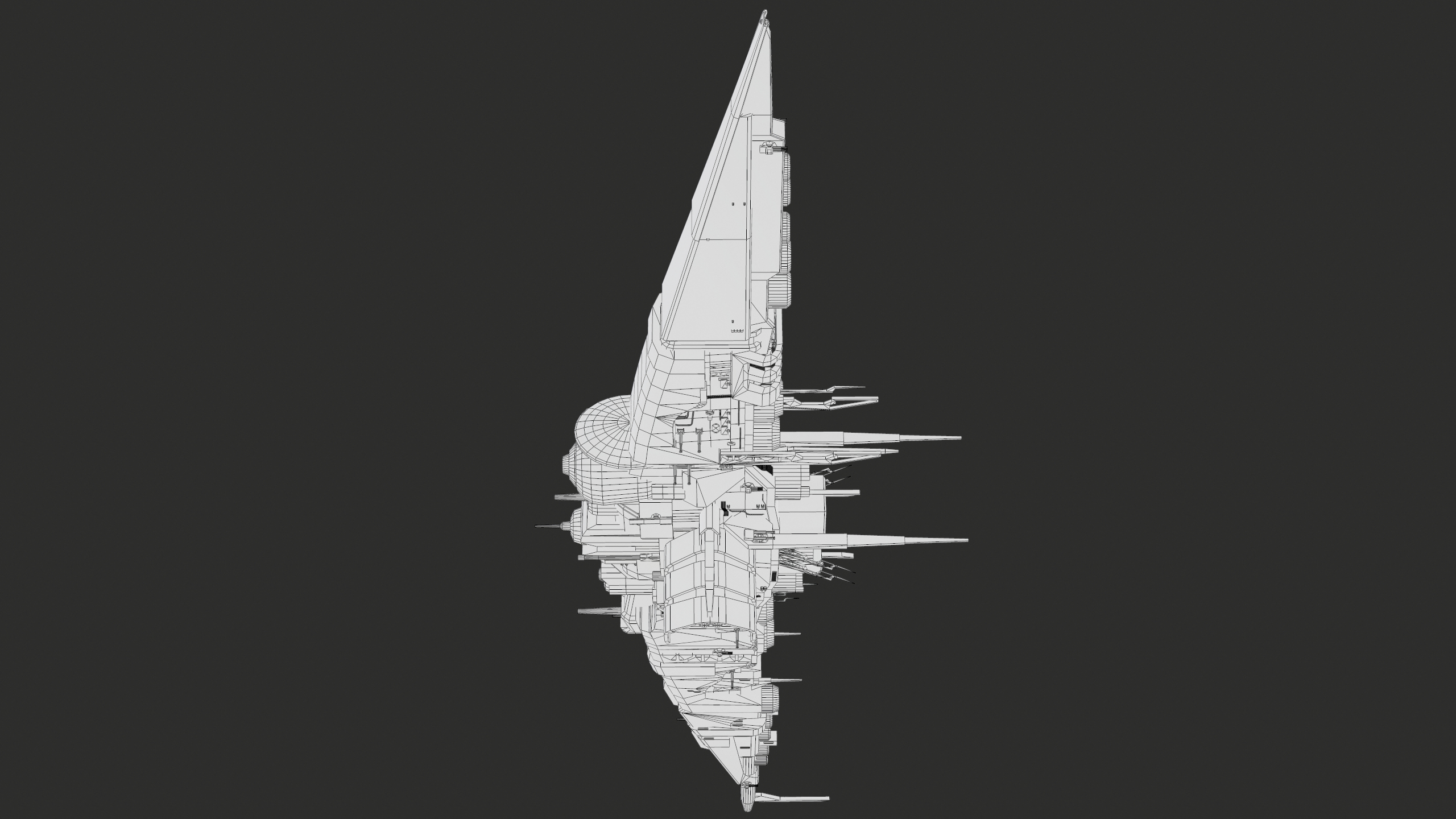 Sci-Fi Vertical Super Dreadnought 3D - TurboSquid 1756719