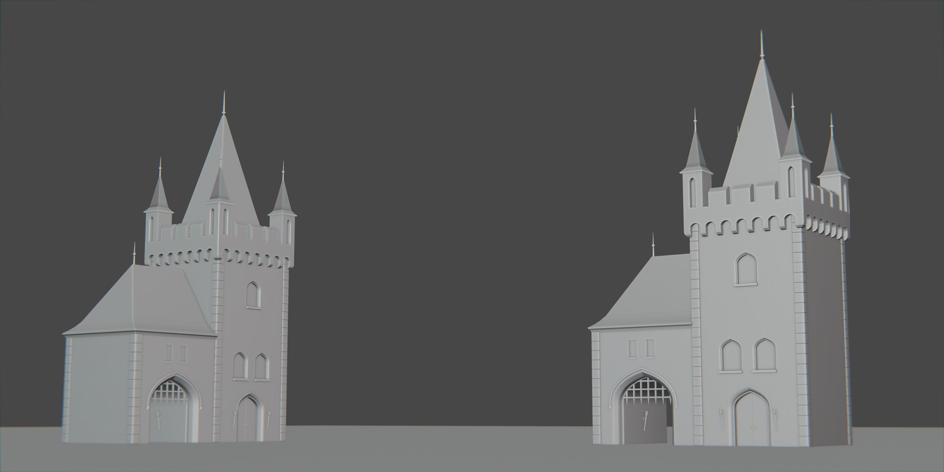 3D Medieval City Gate Model - TurboSquid 1795197