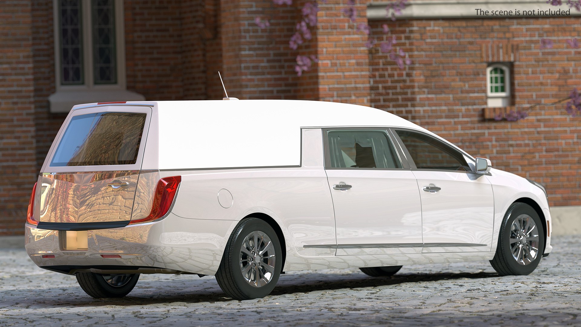 White Luxury Hearse Car 3D Model - TurboSquid 1591856