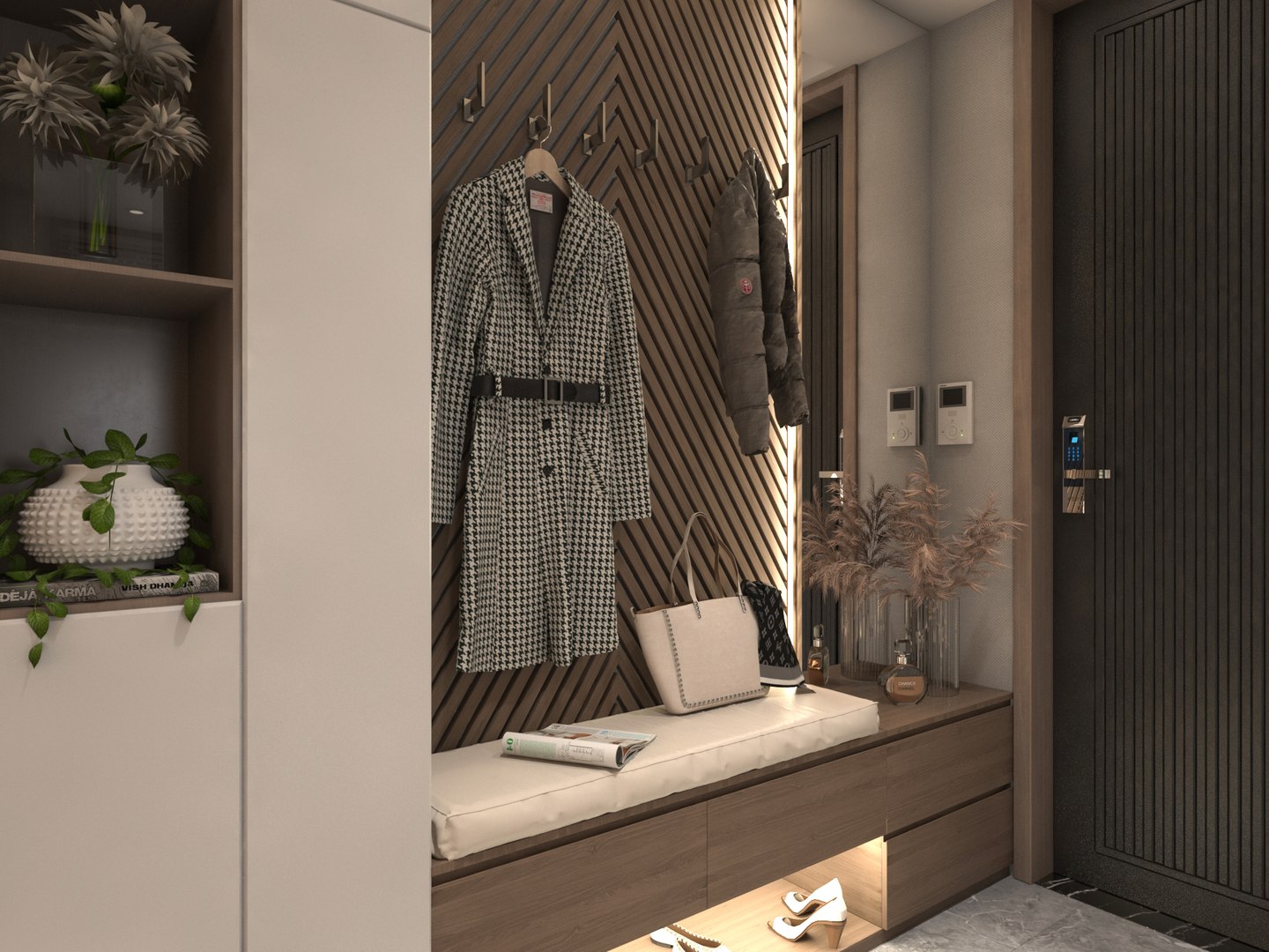 3D Model Kitchen And Vestibule 3D Model - TurboSquid 1803756