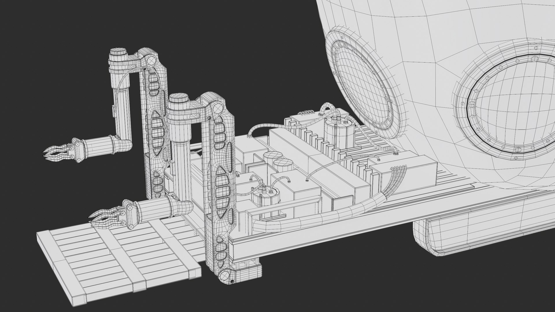 Submersible Fendouzhe Underwater Research Laboratory PBR 3D Model ...