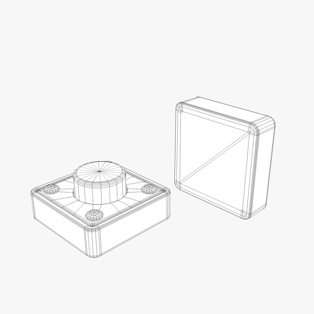 Board Push Button 3D Model - TurboSquid 1609616