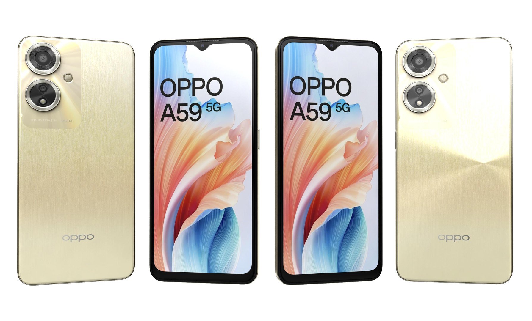Oppo A59 3D Model - TurboSquid 2173171