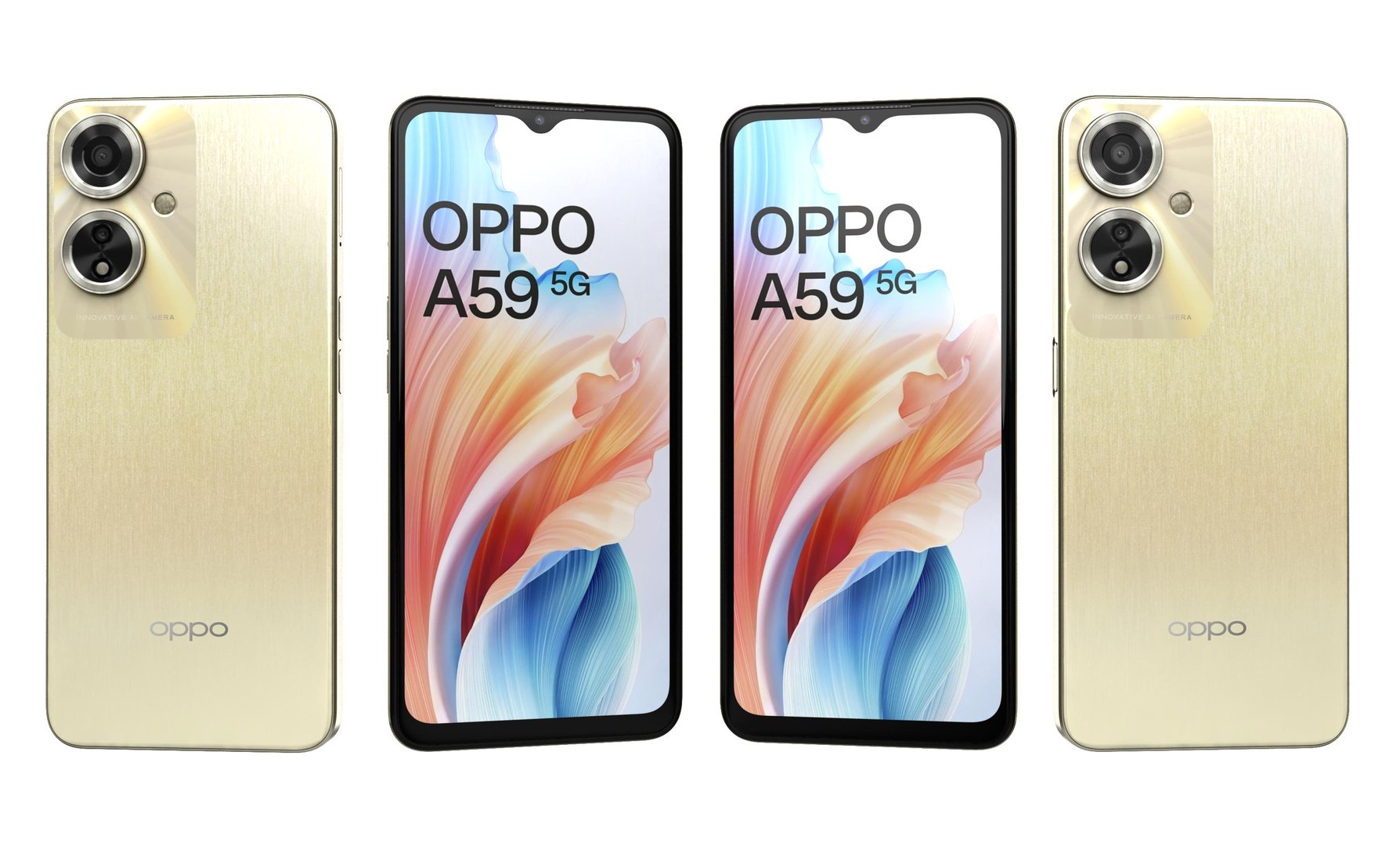 Oppo A59 3D Model - TurboSquid 2173171