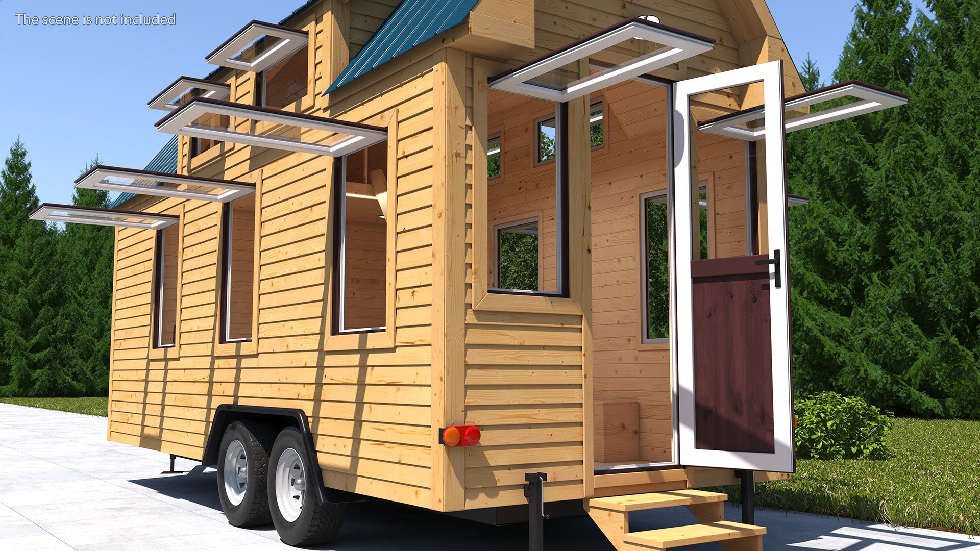 3D Tiny House Rigged for Cinema 4D - TurboSquid 2167699