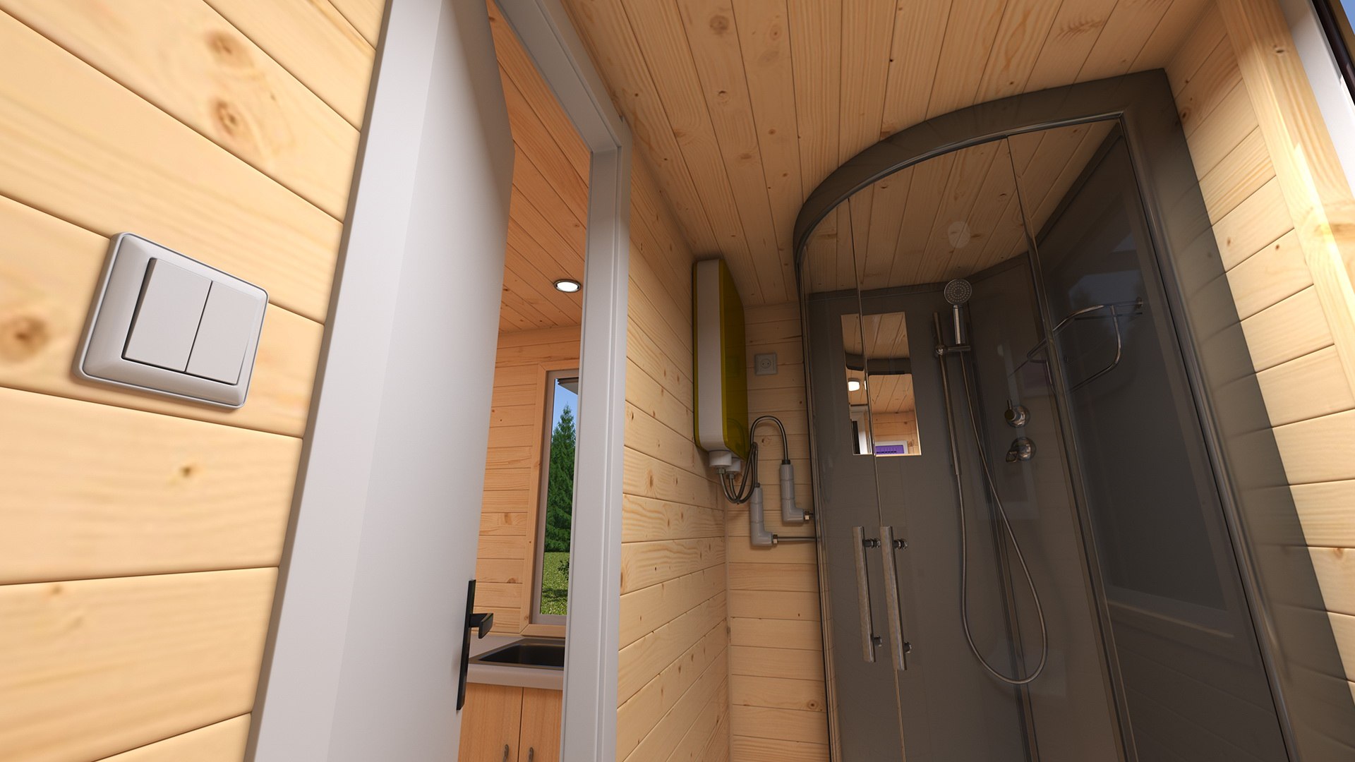 3D Tiny House Rigged for Cinema 4D - TurboSquid 2167699