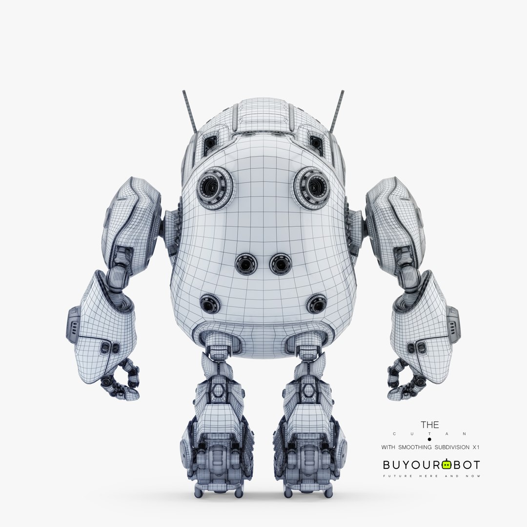 Huge Cute Robot Ii 3D Model - TurboSquid 1500470
