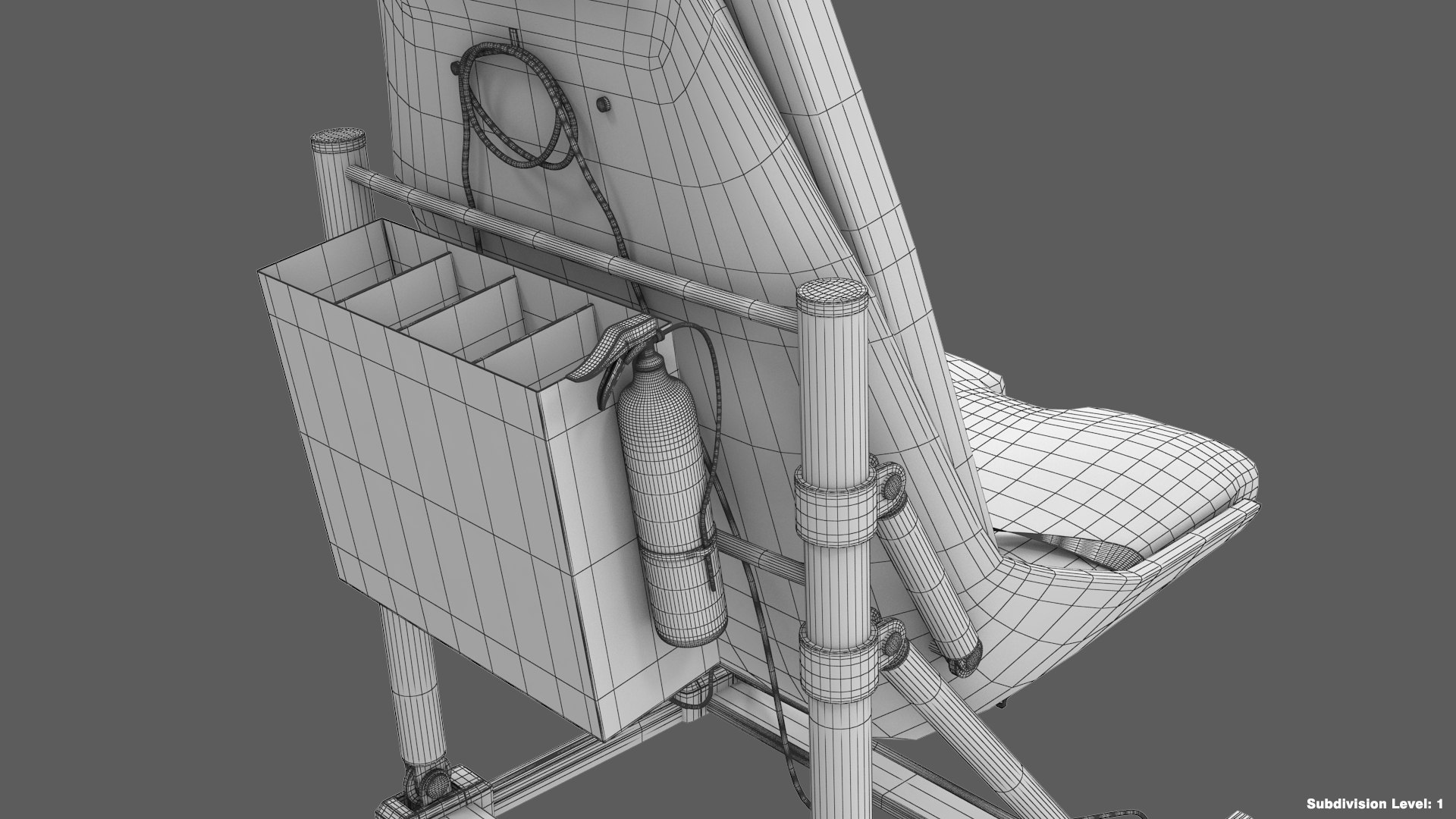 Helicopter Pilot Chair 3D Model - TurboSquid 2212419