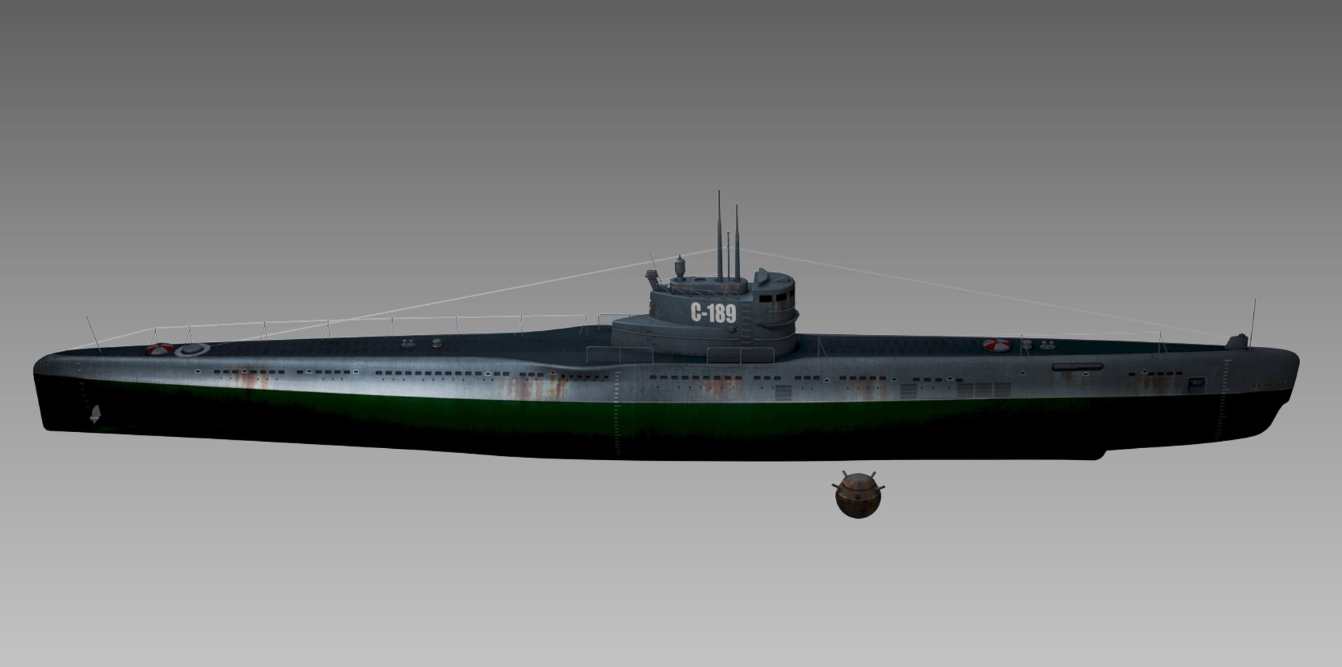 Submarines Project 613 - 3d Model