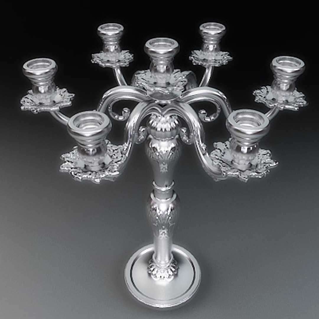 3d candlestick candles model