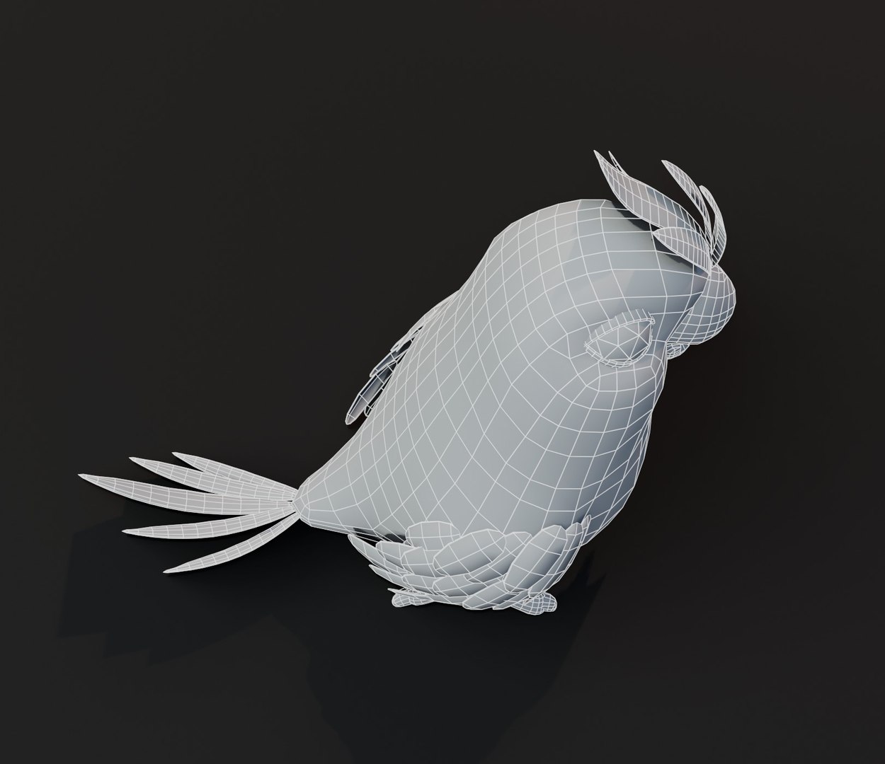 3D Cartoon Parrot Bird Base Mesh Model - TurboSquid 1547049