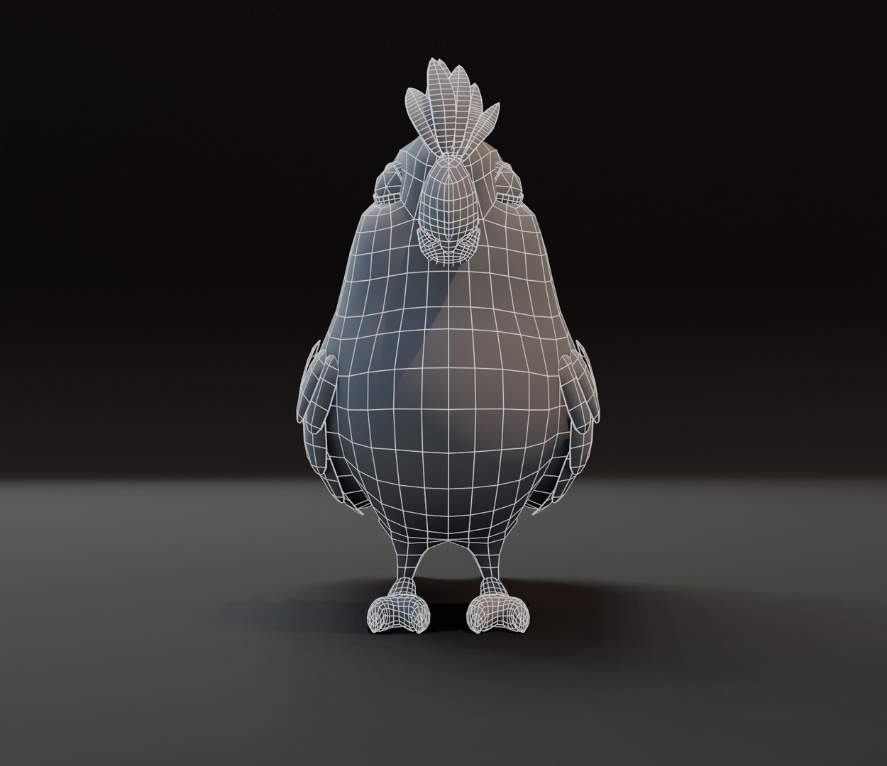3D Cartoon Parrot Bird Base Mesh Model - TurboSquid 1547049