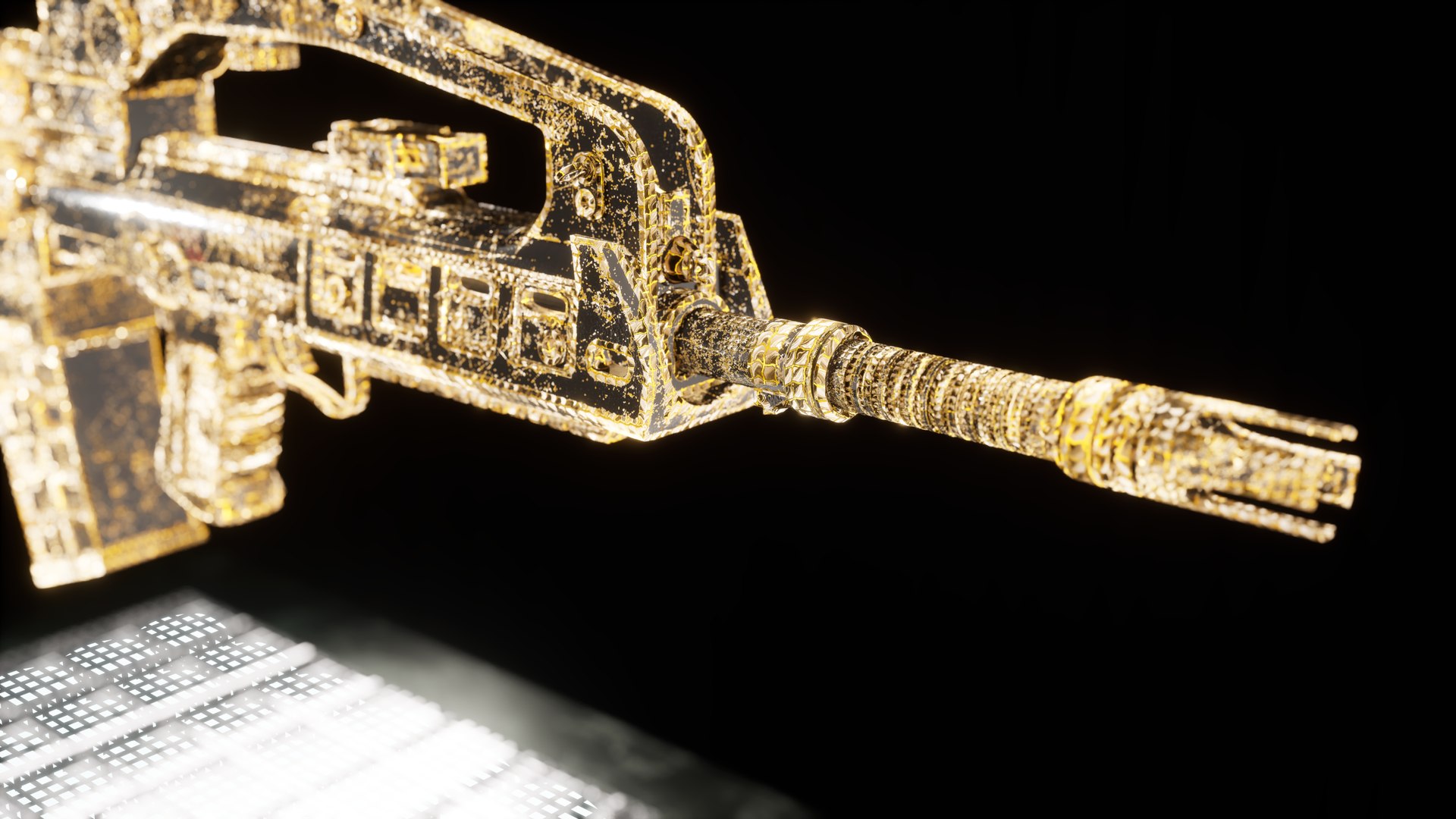 3D Model VHS-D2 Assault Rifle Weapon - TurboSquid 1839267