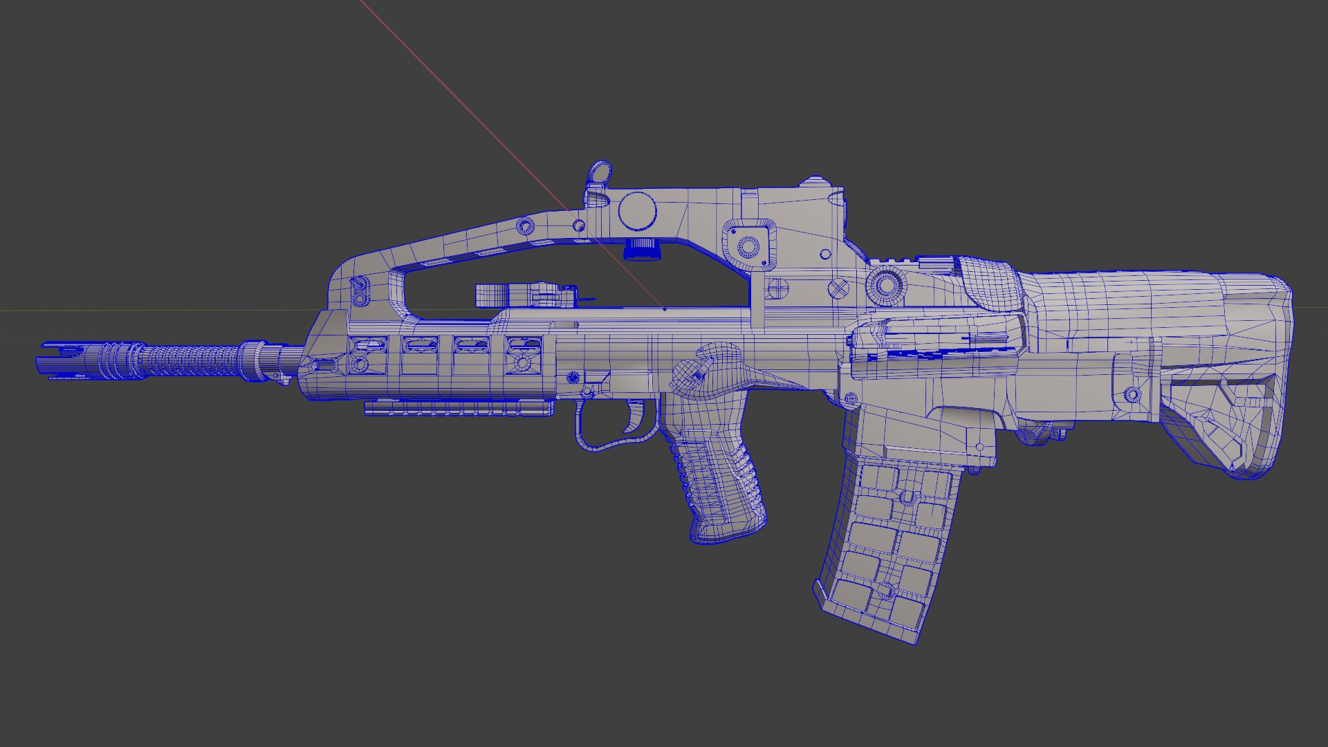 3D Model VHS-D2 Assault Rifle Weapon - TurboSquid 1839267