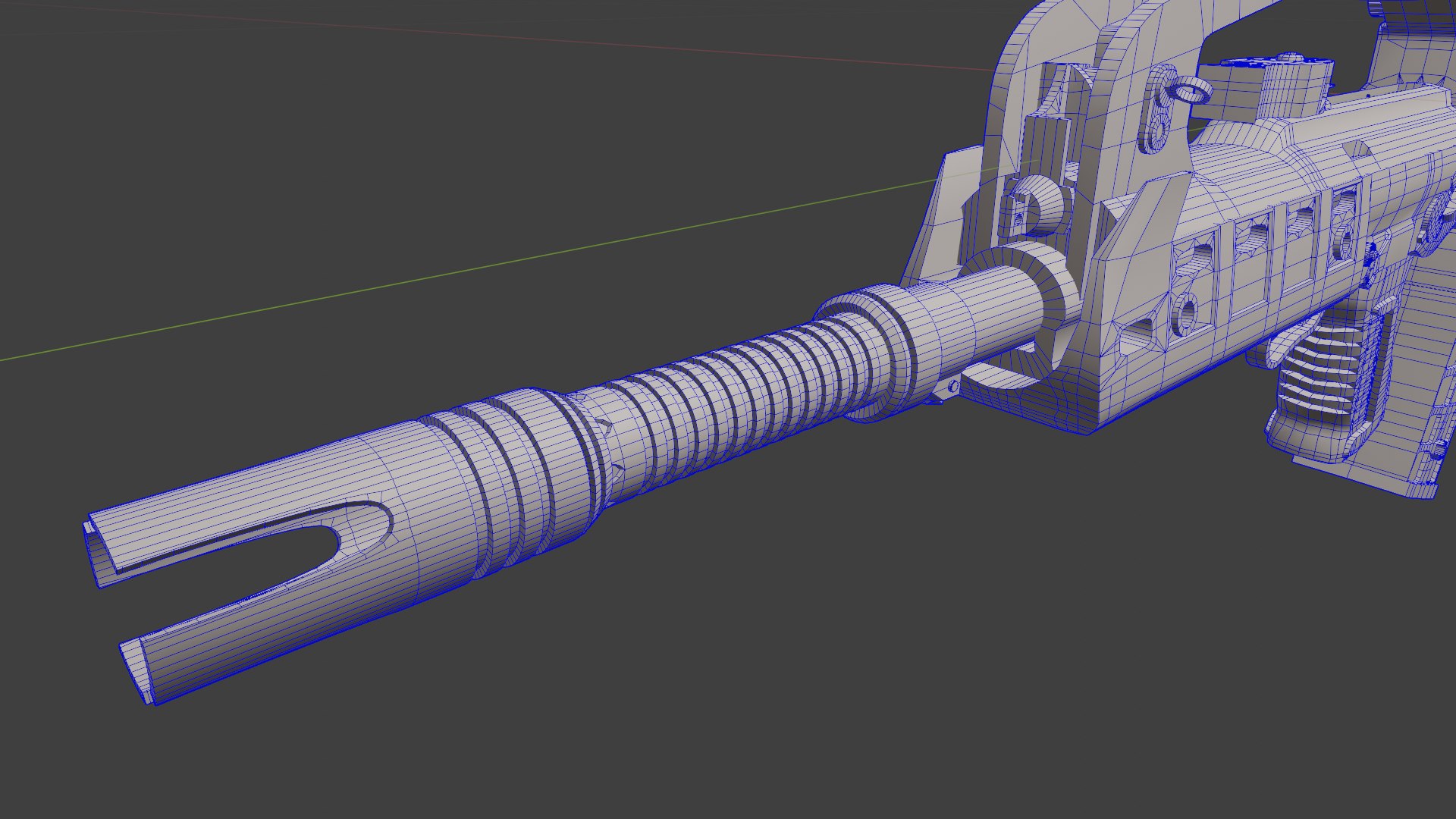3D Model VHS-D2 Assault Rifle Weapon - TurboSquid 1839267
