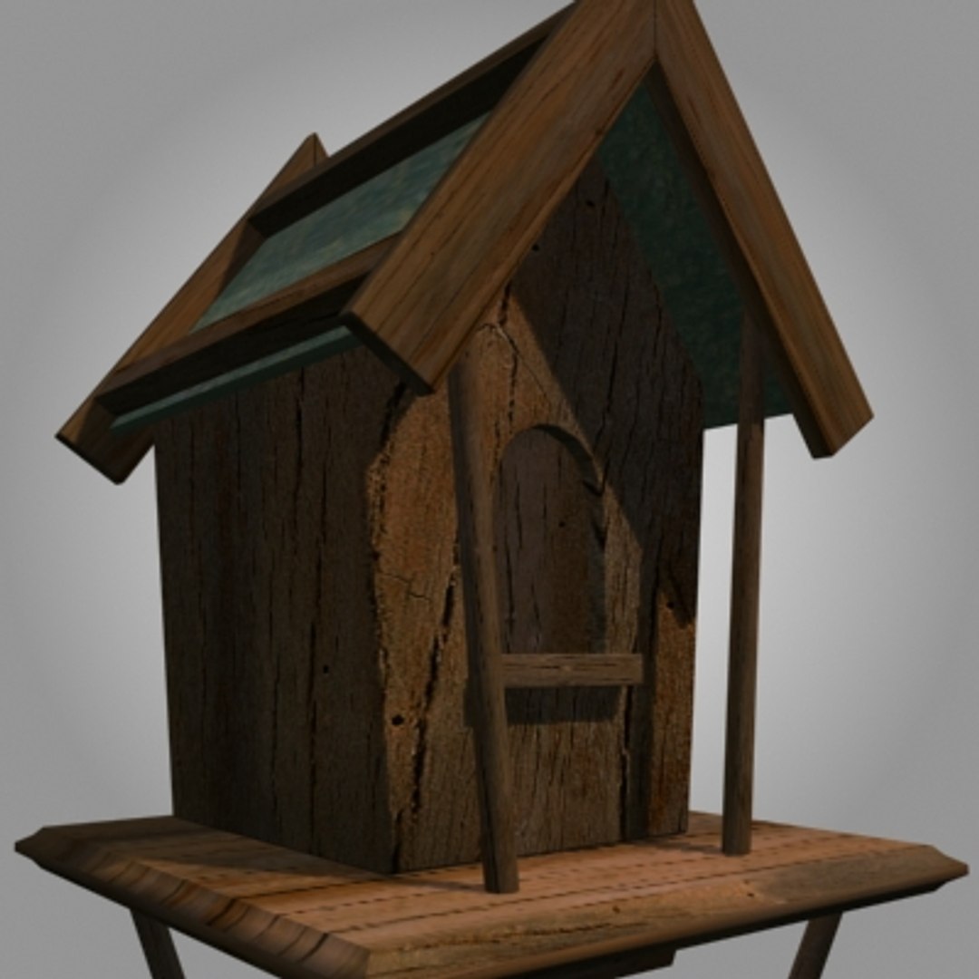 3D Bird House - TurboSquid 1478739