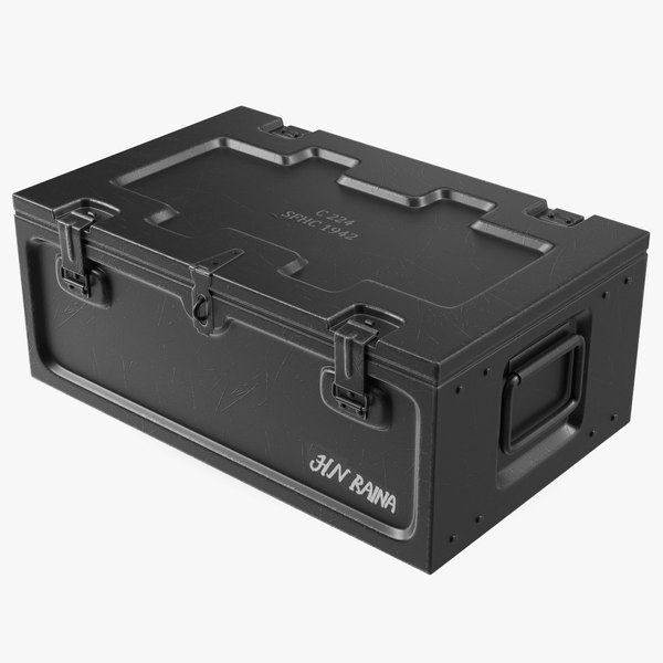 modelo 3d Metal Weapon Crate - TurboSquid 2061797