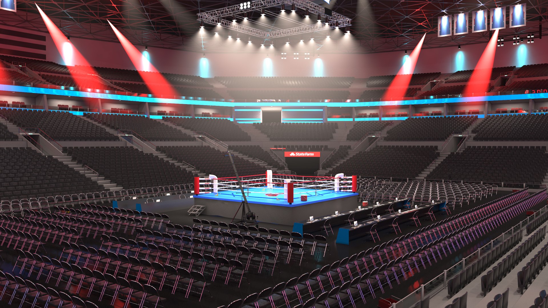 Boxing Stadium 3D - TurboSquid 1552279