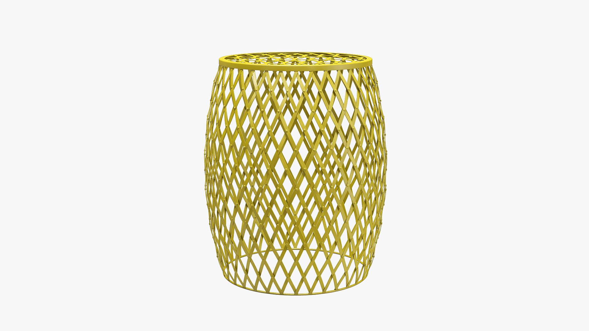 3D Model Safavieh Steve Matte Strips Accent Stool - TurboSquid 2208560